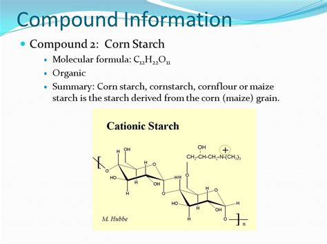 Starch Molecular Formula