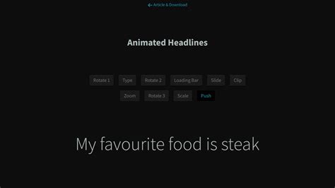 Jquery Animate Headline Type Text With Html Css Html Css Animate