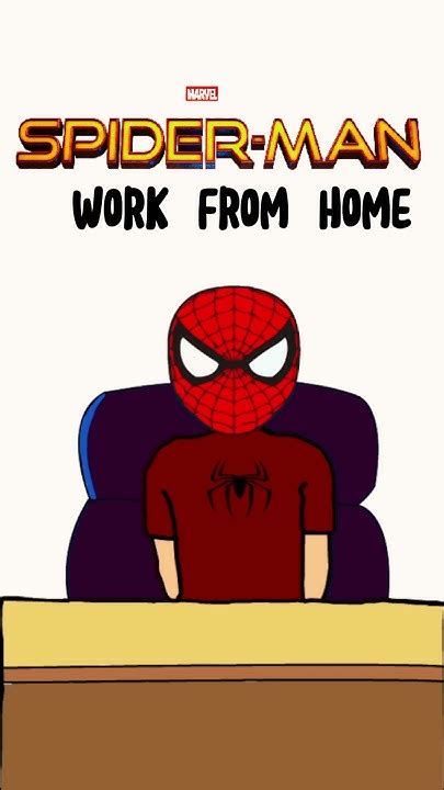 Spiderman Work From Home In Nutshell😂😂 Animation Meme Memes