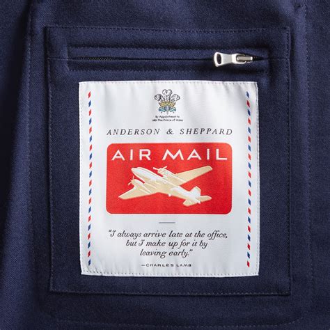 Air Mail Work Jacket In Navy
