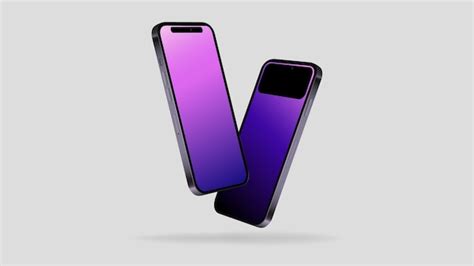 Premium Vector Two Smartphones 14 In Diagonal Angle Editable Mockup