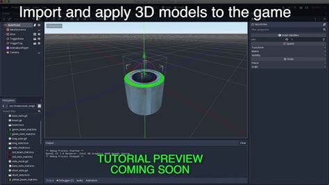 Godot Tutorial Preview Import And Apply 3d Models To The Game Youtube