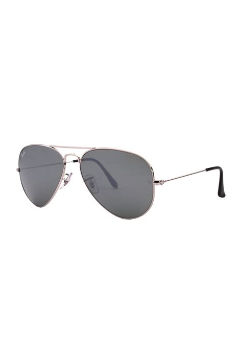 레이밴 Rb3025 W3277 58 공식수입 에비에이터 보잉 실버 메탈 미러 레이벤 선글라스 Ray Ban