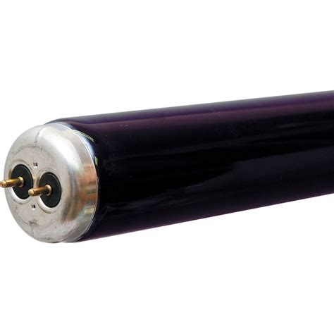 Ge 40 Watt 48 In Medium Bi Pin T12 Black Fluorescent Light Bulb In