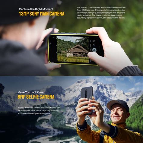 Etoren Unlocked Ulefone Armor X Pro Rugged Phone Dual Sim GB All Black GB RAM