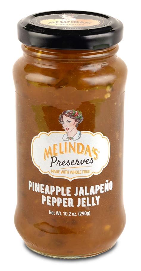 Melindas Whole Fruit Preserves Pineapple Jalapeno Buy Now With