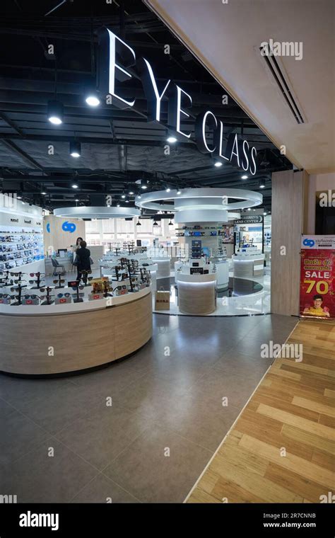 Bangkok Thailand Circa January 2020 Variouse Eyeglasses Displayed At Eye Class Optical Shop