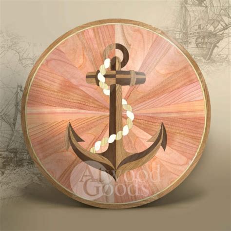 Wood Floor Compass Inlay Admiral Atwoodgoods