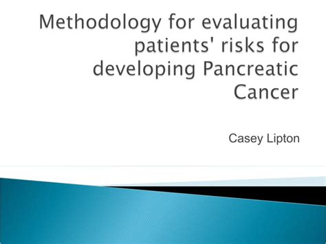 Pancreatic Cancer Ppt