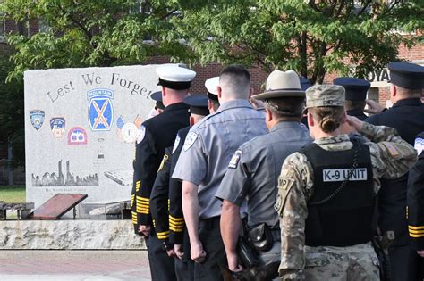 Fort Drum Community Members First Responders Pause To Remember 9 11