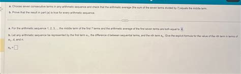 solved a ﻿choose seven consecutive terms in any arithmetic