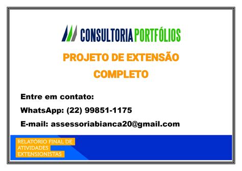 Projeto De Extensão Ii Logística Consultoria Portfolios