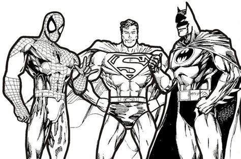 Dibujos de Liga De La Justicia para colorear imágenes para imprimir