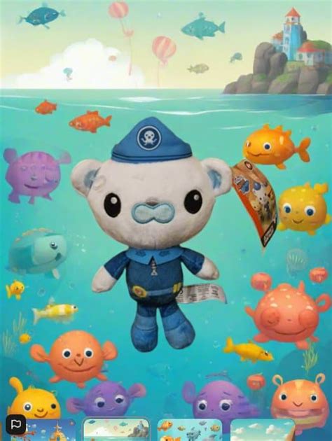 Octonauts Above And Beyond Crew Plush Captain Barnacles Soft Plush Toy