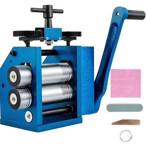 Vevor Rolling Mill 44112mm Jewelry Rolling Mill Machine Gear Ratio 125 Wire Roller Mill 01