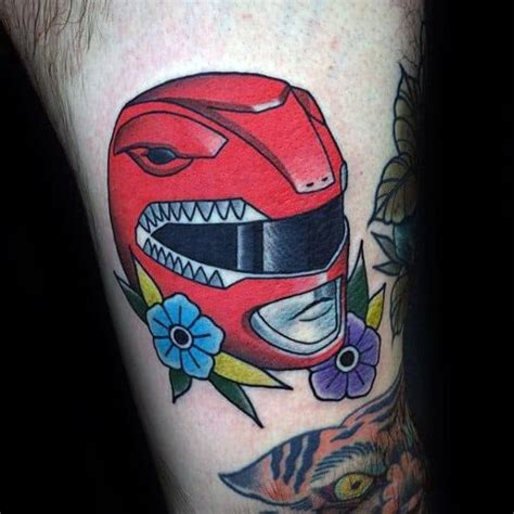 50 Power Rangers Tattoo Designs For Men Superpower Ink Ideas