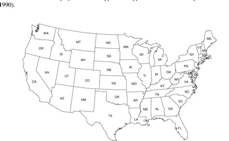 An Equal Area Albers Projection Of The Usa With True Scale At Latitudes