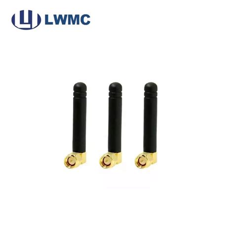 24ghz 433mhz Antenna 5cm Right Angle Rubber Sma Wireless Omni