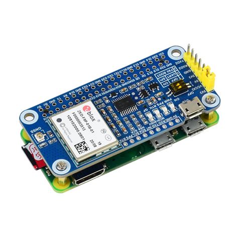 Zed F9p Gps Rtk Hat For Raspberry Pi Centimeter Level Accuracy Multi Band Rtk Differential Gps