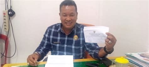 Terima SK Dari Bupati Feri Jabat Peltu Dirut PDAM Tirta Pengabuan