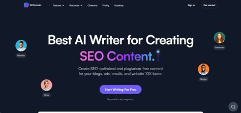 Writesonic Best AI Writer Copywriting Paraphrasing Tool