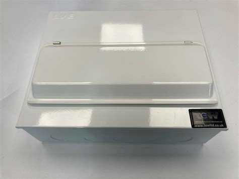 Tew Rcd 3 Phase Metal Distribution Board 63a 4 Pole Rcd Main Switch And 3 Mcbs Triple Pole