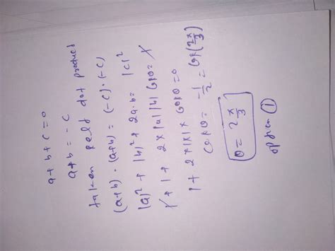 If A And B Are Unit Vectors Such That A B Then The Angle