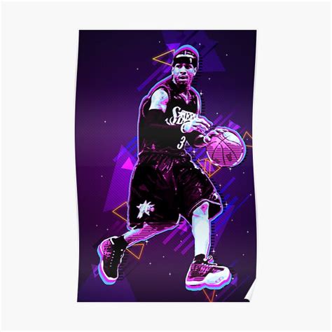 Allen Iverson Poster For Sale By Dekuuu Redbubble