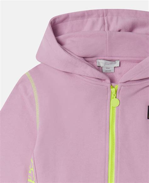 Women 라일락 Smc 네온 트리밍 지퍼 후디 Stella Mccartney Kr
