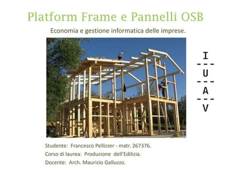 Riassumendo Il Platform Frame Pdf