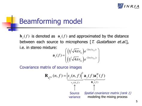 Ppt Spatial Covariance Models For Under Determined Reverberant Audio Source Separation