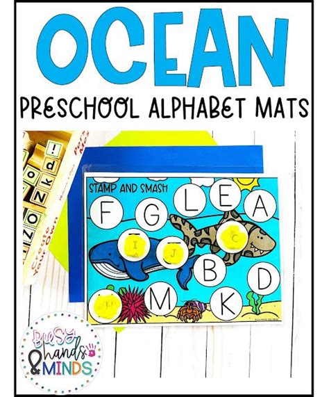 Ocean Preschool Alphabet Mats Artofit