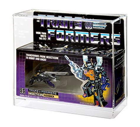 Transformers Insecticon Acrylic Display Case Collectible Grading