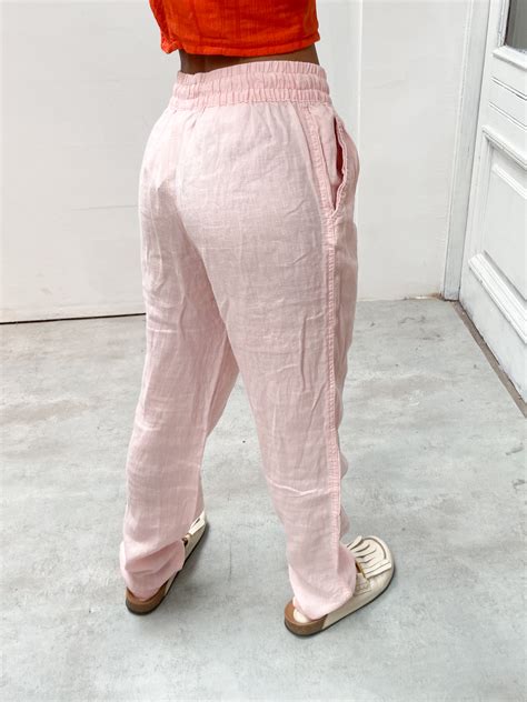 Pantalón Hym Rosa De Lino Peppers Second Hand