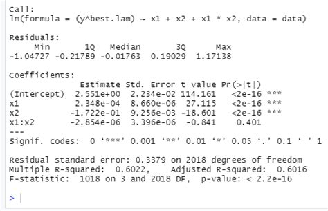 Regression Variable Selectionpotential Transformation Of Variables