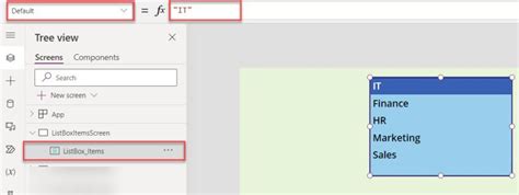 How To Set Power Apps List Box Default Value