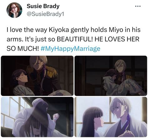 I Love The Way Kiyoka Gently Holds Miyo In His Arms It S Just So Beautiful He Loves Her So