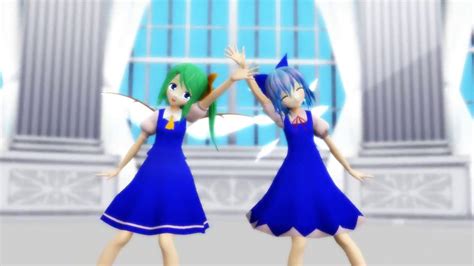 【東方mmd】大妖精とチルノでマトリョシカ 一部修正 Youtube