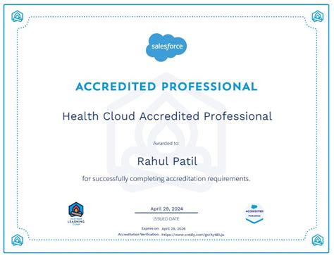 Rahul Patil On Linkedin Salesforce Healthcaretechnology Professionaldevelopment