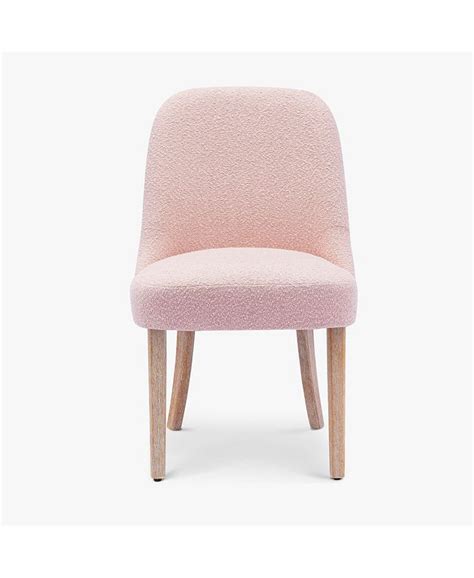 Westintrends Mid Century Modern Upholstered Boucle Dining Chair Macys