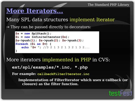 An Introduction To Spl The Standard Php Library Odp