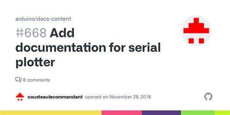 Add Documentation For Serial Plotter Issue 668 Arduino Docs