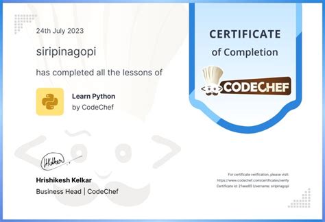 siripina gopi on linkedin i have completed python certification in