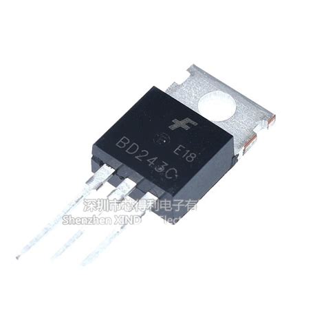 New Power Triode Bd243c 6a 100v Npn Straight Plug To 220 Transistor