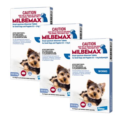 Milbemax Wormer for Small Dogs 0.5-5kg Value Bundles | vet-n-pet DIRECT