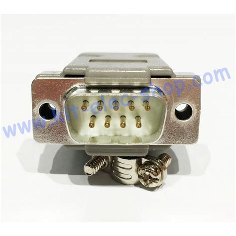 Db9 Male Socket With Cover
