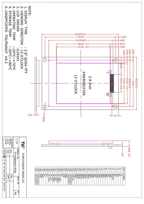 Inch X TFT LCD Touch Screen P Touch Display Module With ILI And PCB Controller