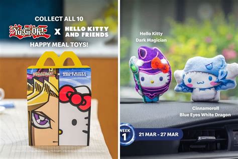Mcdonalds Epic Crossover Yu Gi Oh Meets Hello Kitty In New Happy Meal