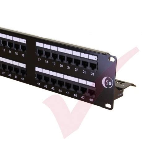 Structured Cabling 48 Port Cat5e UTP Patch Panel