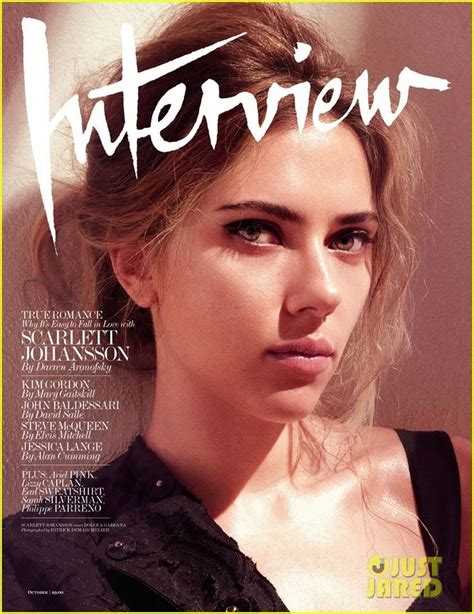 Scarlett Johansson Covers Interview Magazine October 2013 Scarlett